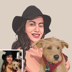 Custom Portrait Cartoon Portrait Custom Illustration - Etsy