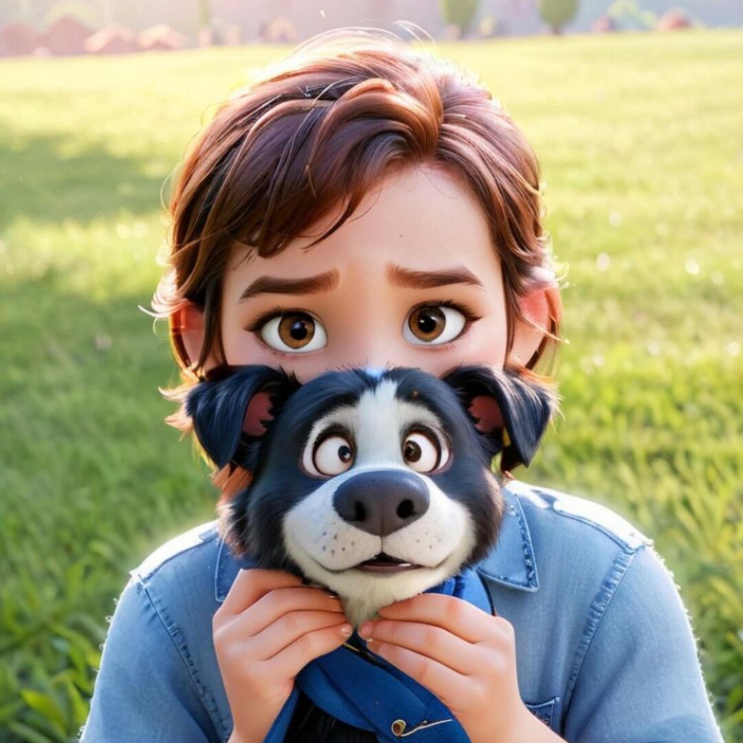 Custom Pixar Portrait, Pixar Style 3D Portrait, Portrait From Photo ...