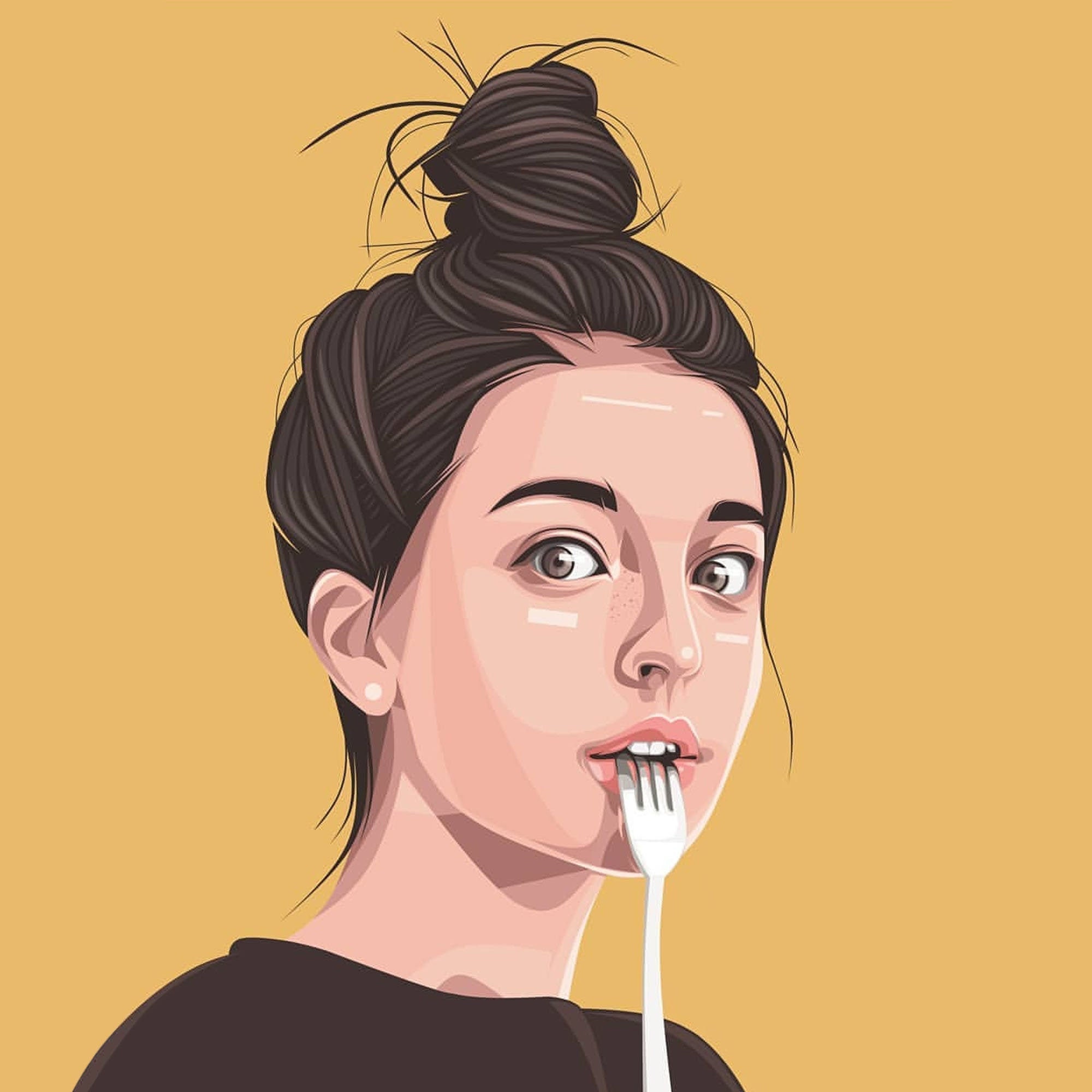 Custom Cartoon Portrait Cartoon Portrait Vector Etsy 