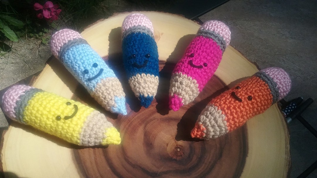 Handmade Colored Pencil Plushies, Play Coloring, Color Learning ...