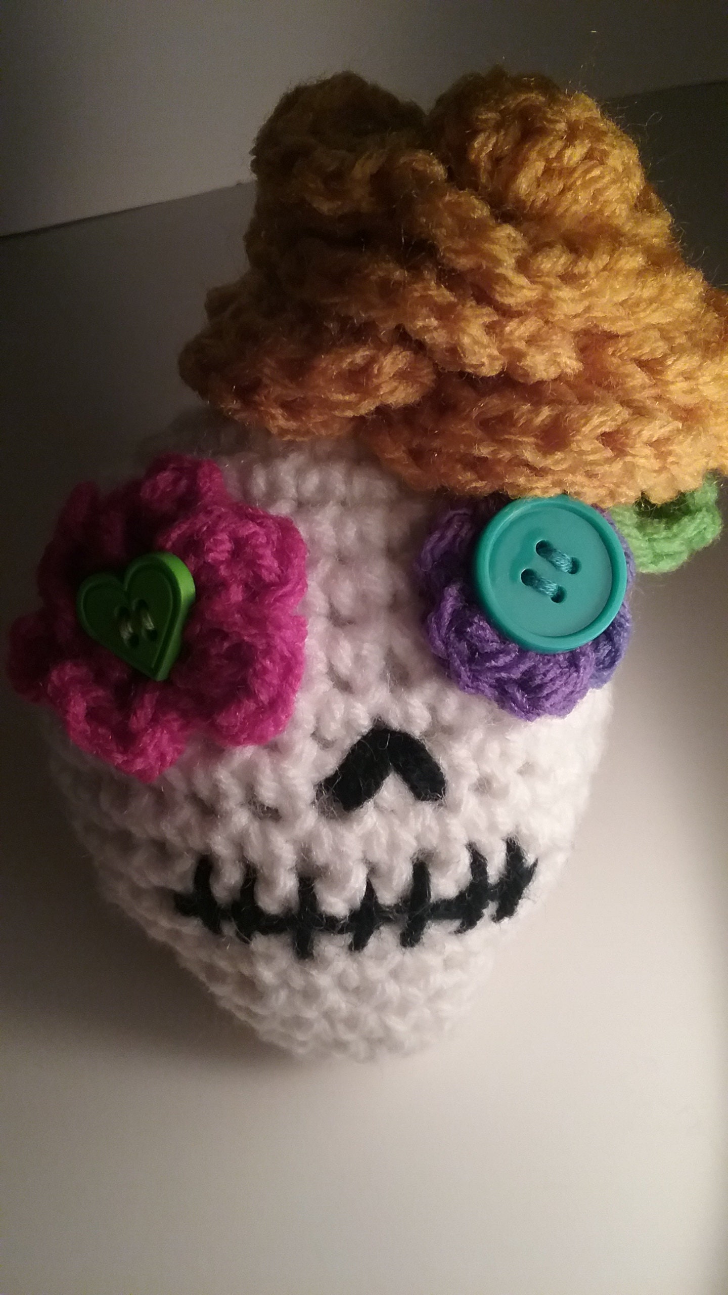 Handmade Sugar Skull, Sugar Skull, Day of the Dead, Dia De Los Muertos ...