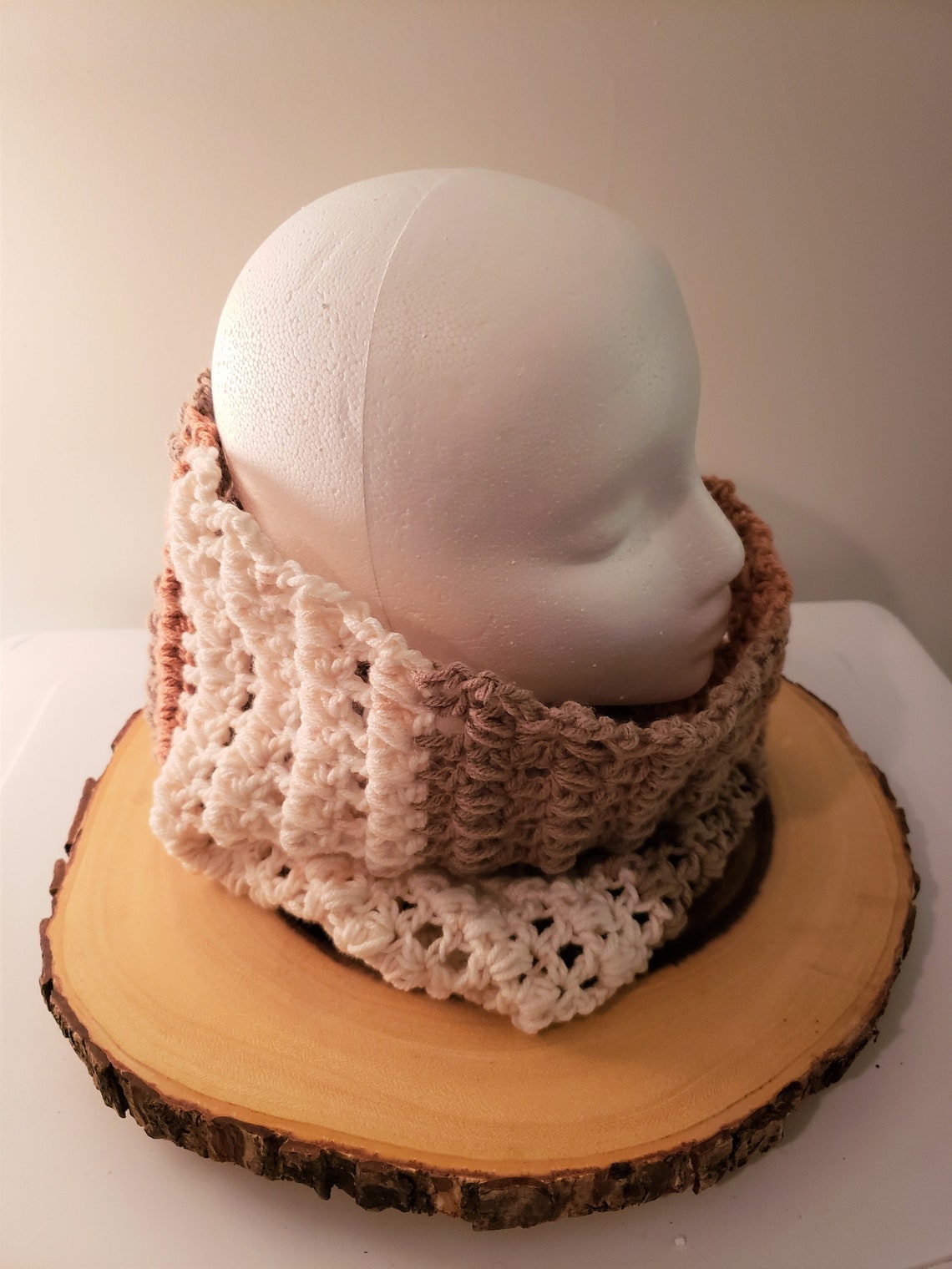 Cafe Mocha Cowl, Womens and Teens Size, Warm and Cozy, Cappucino, - Etsy