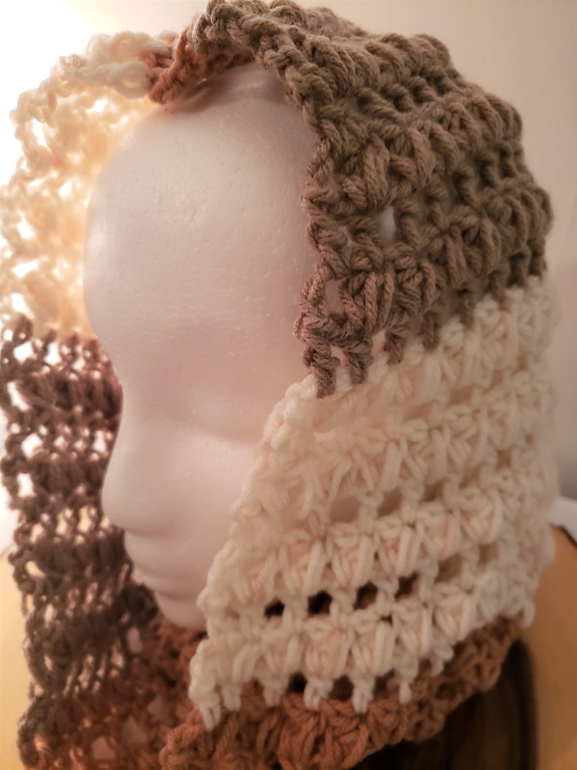 Cafe Mocha Cowl, Womens and Teens Size, Warm and Cozy, Cappucino, - Etsy