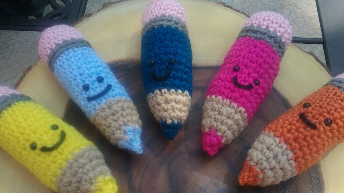 Handmade Colored Pencil Plushies, Play Coloring, Color Learning ...