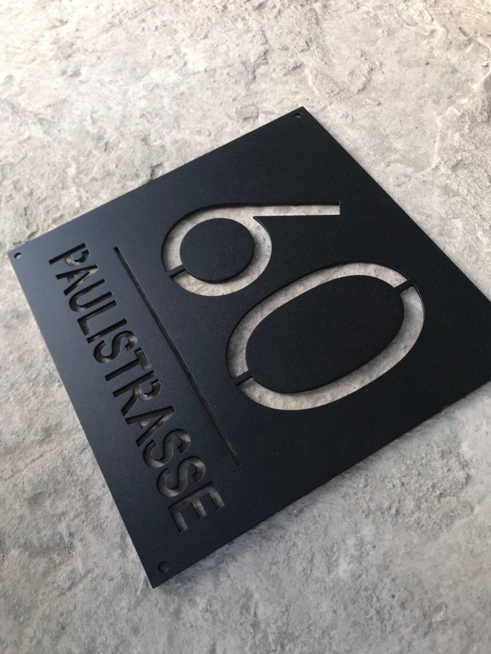 Modern Address Sign , Metal Address Sign, House Numbers, Door Number ...