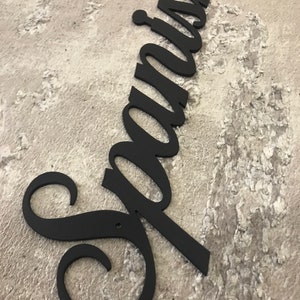 Cursive House Numbers Home Address Sign Street Sign - Etsy