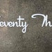 4'' Cursive House Numbers, Home Address Sign, Street Sign - Etsy