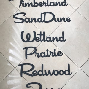 Cursive House Numbers, Home Address Sign, Street Sign - Etsy