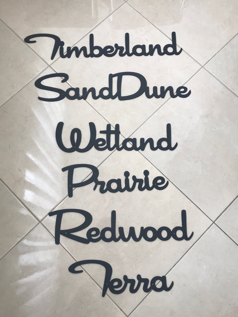 Cursive House Numbers, Home Address Sign, Street Sign - Etsy