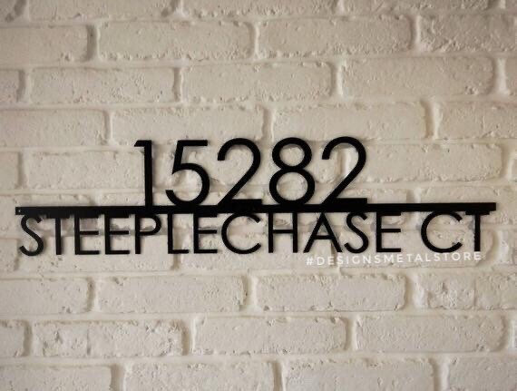 Large Address Sign, Address Sign, House Number, Address Plaque, House ...
