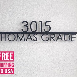 Large Address Sign, Address Sign, House Number, Address Plaque, House ...