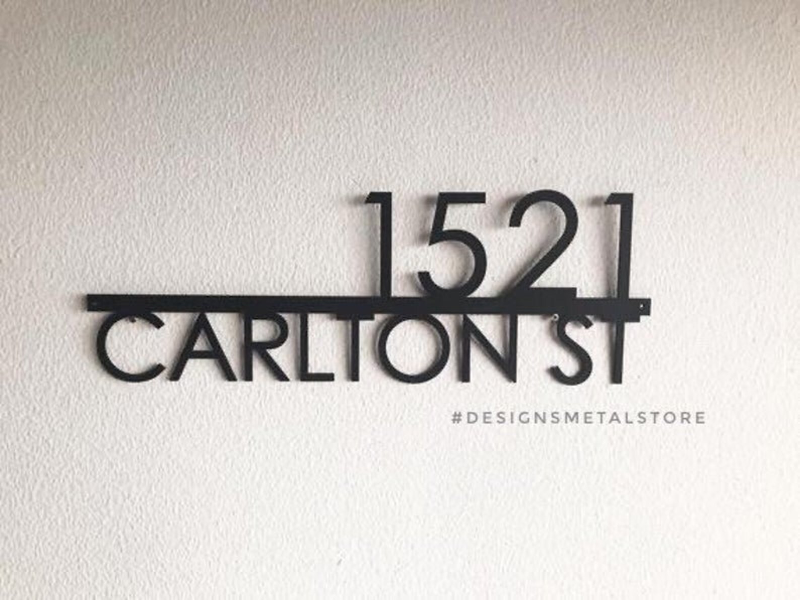Modern Address Sign Metal Address Sign House Numbers Door - Etsy