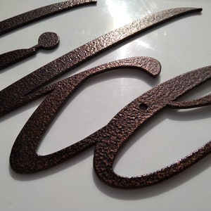 Metal Word Metal Wall Art Metal Name Rustic Word Art Sign - Etsy