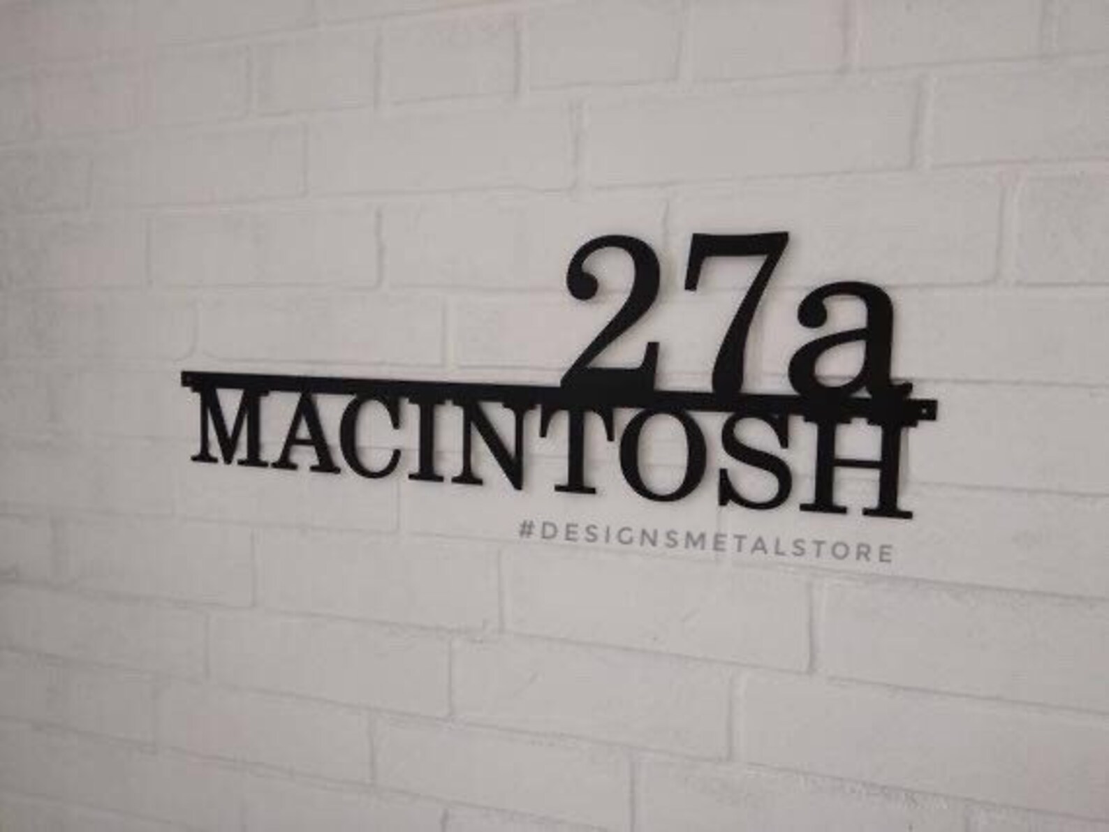 House Number Modern Address Address Sign Customize Address | Etsy