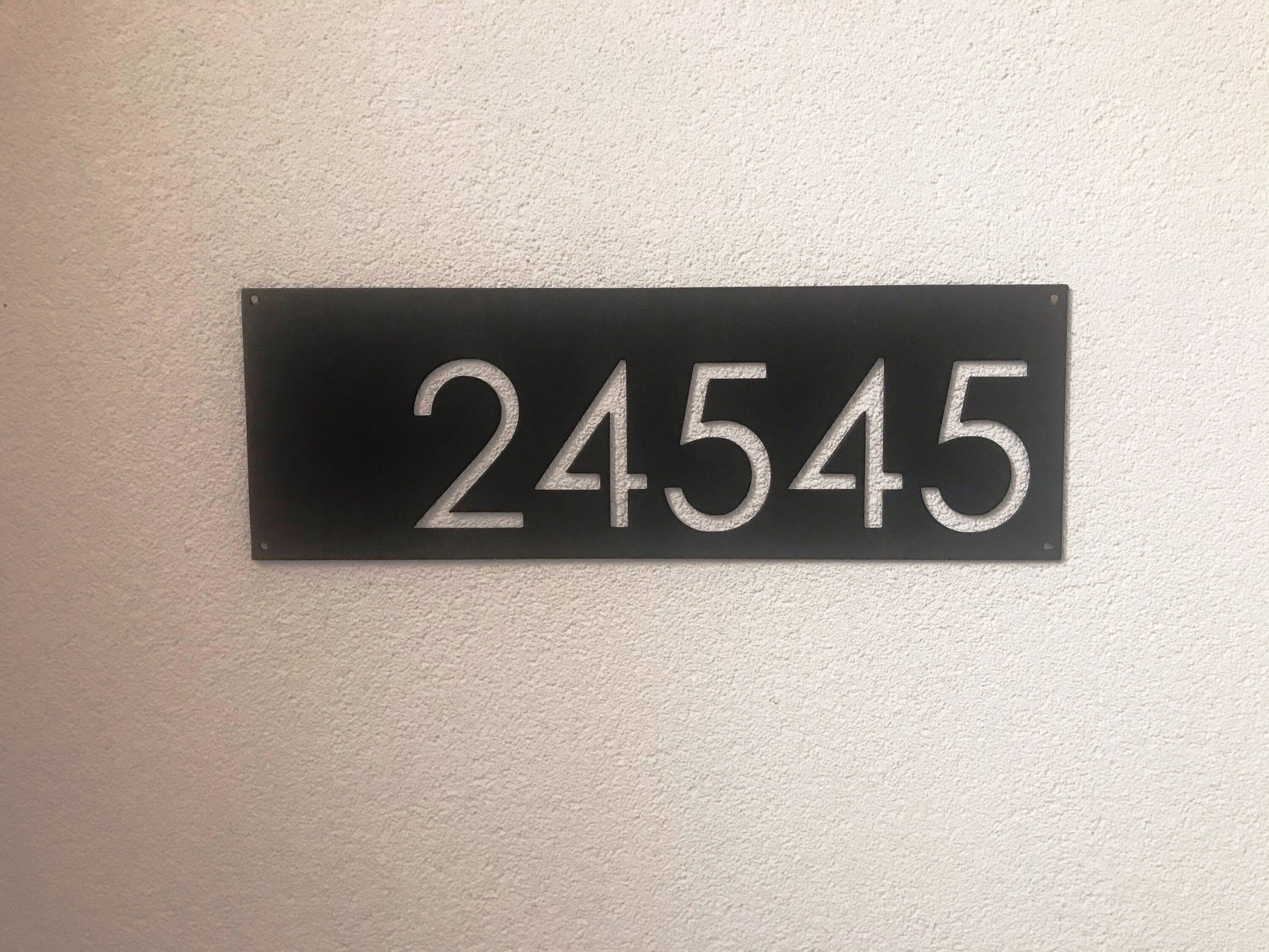 House Number, Address Sign, Customize Address, Metal House Number, Door ...