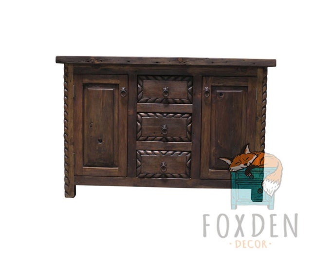 Lasso Rustic Bathroom Vanity | Etsy