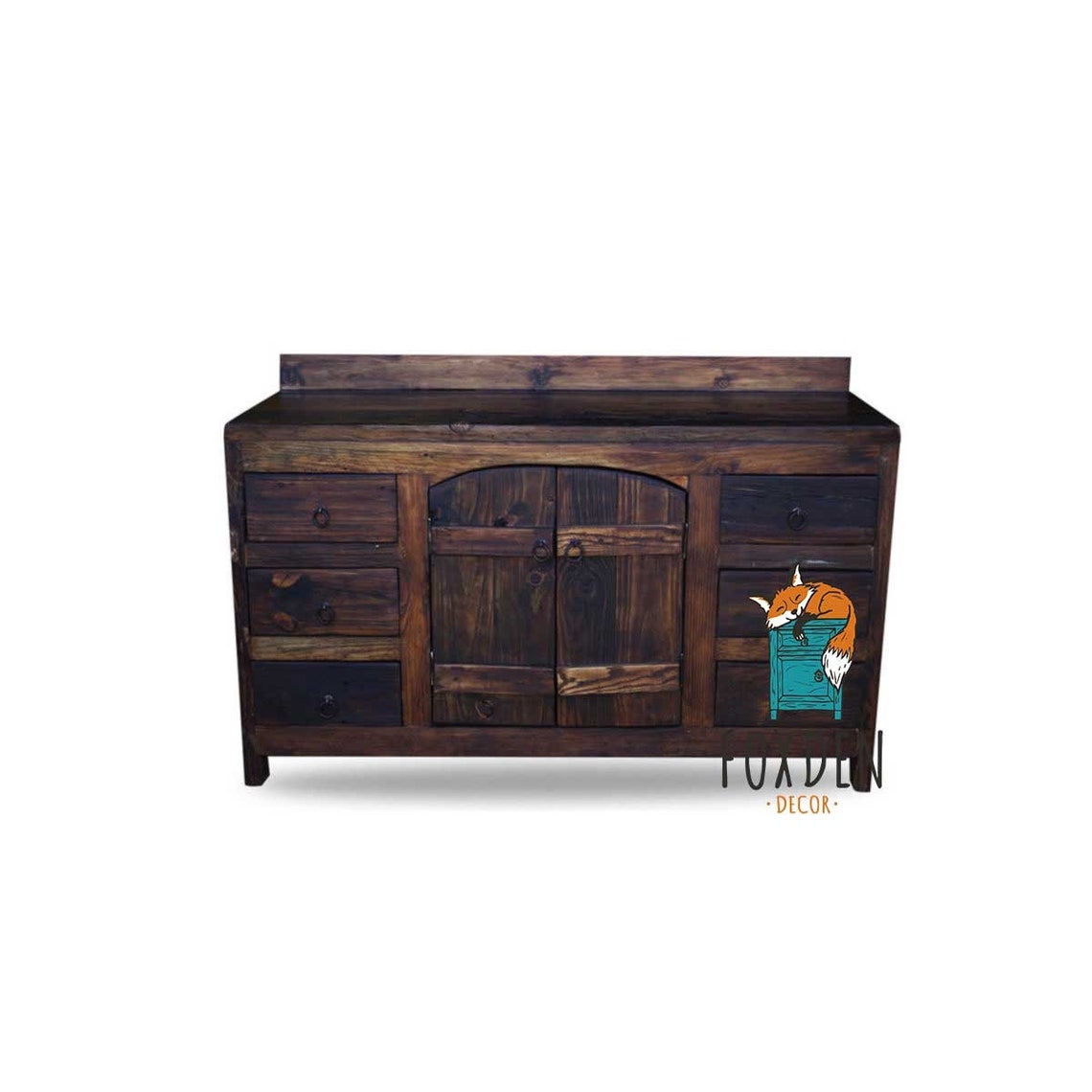 Old World Reclaimed Bathroom Vanity - Etsy