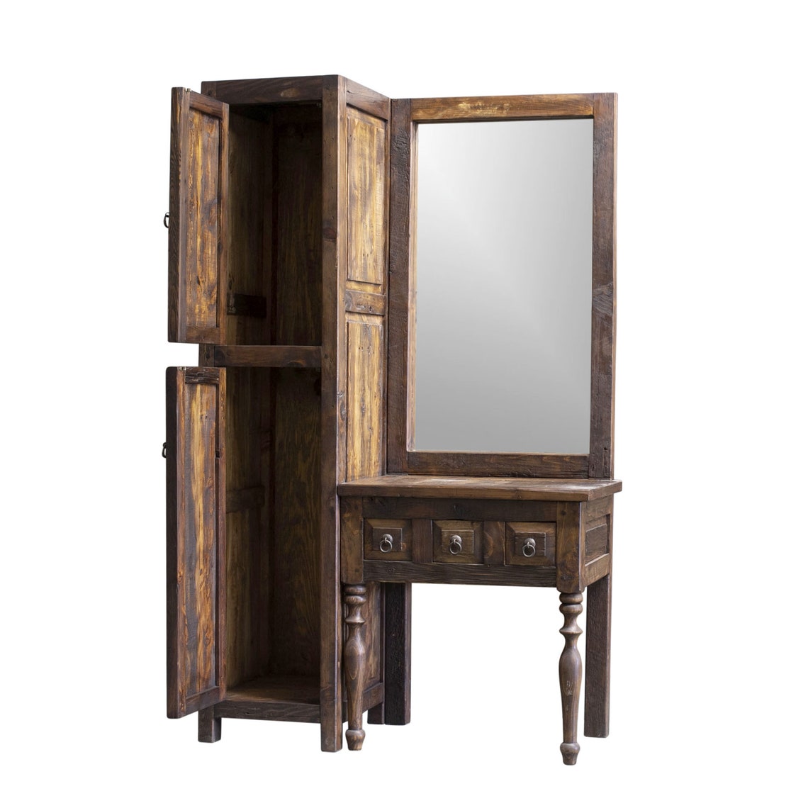 Bridgette Rustic Vanity and Linen Combo - Etsy