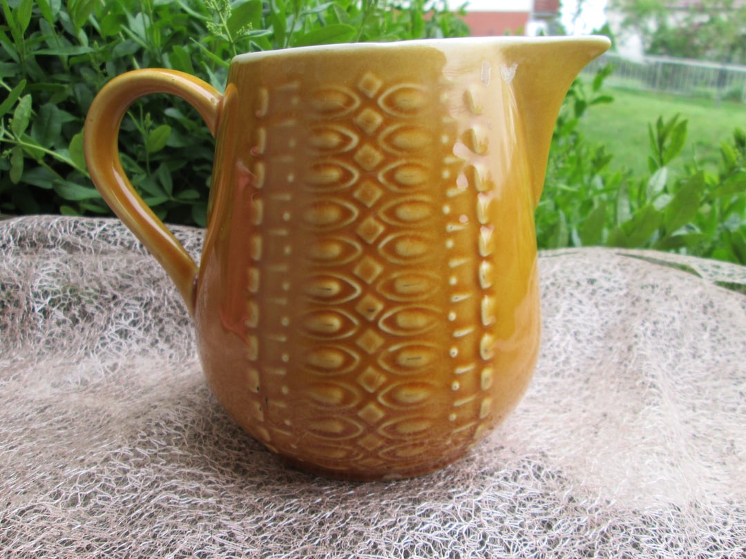 Milk Jug Fire Feast 60s True Vintage - Etsy