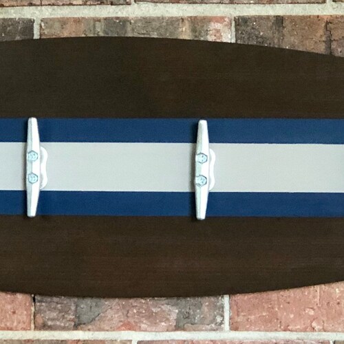 Surfboard Towel Rack Nautical Towel Rack Nautical Decor - Etsy