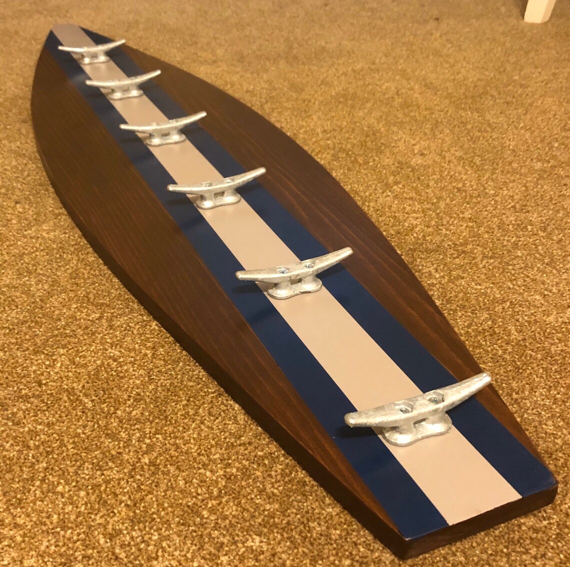 Surfboard Towel Rack Nautical Towel Rack Coastal Decor | Etsy