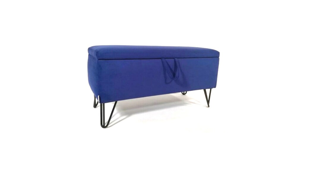 Bench - BELLA Trunk Hairpin Legs ,seats, Storage ,hand-made , Designed ...