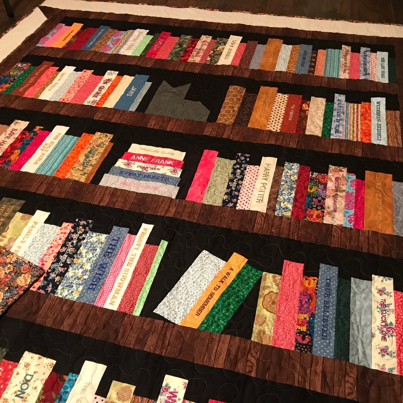 Bookshelf Quilt Pattern - Etsy