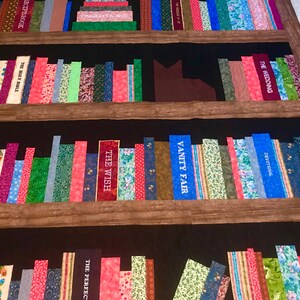 Bookshelf Quilt - Etsy