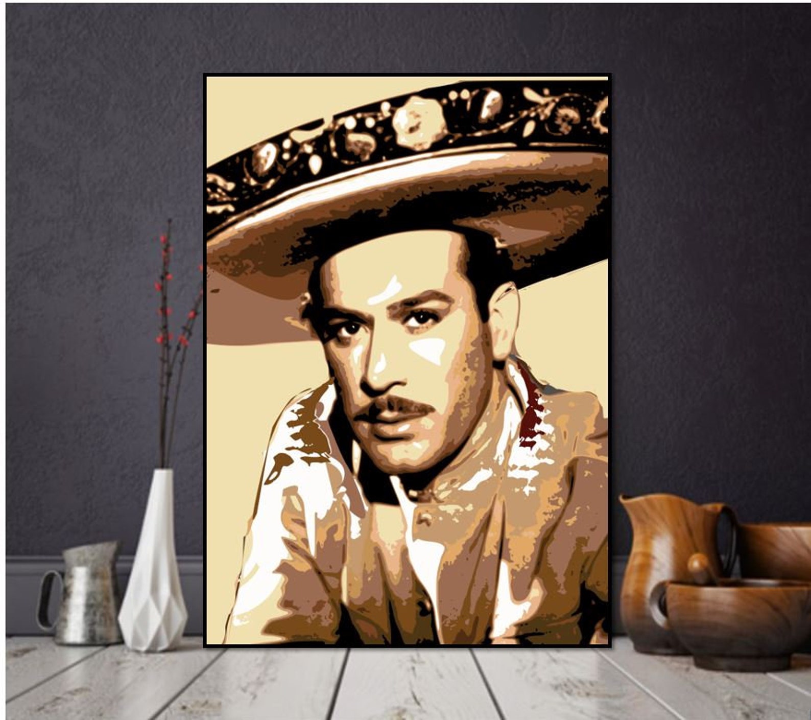 Printable Art, Pedro Infante Color Poster, Mexican Art, Latin Art, Arte ...