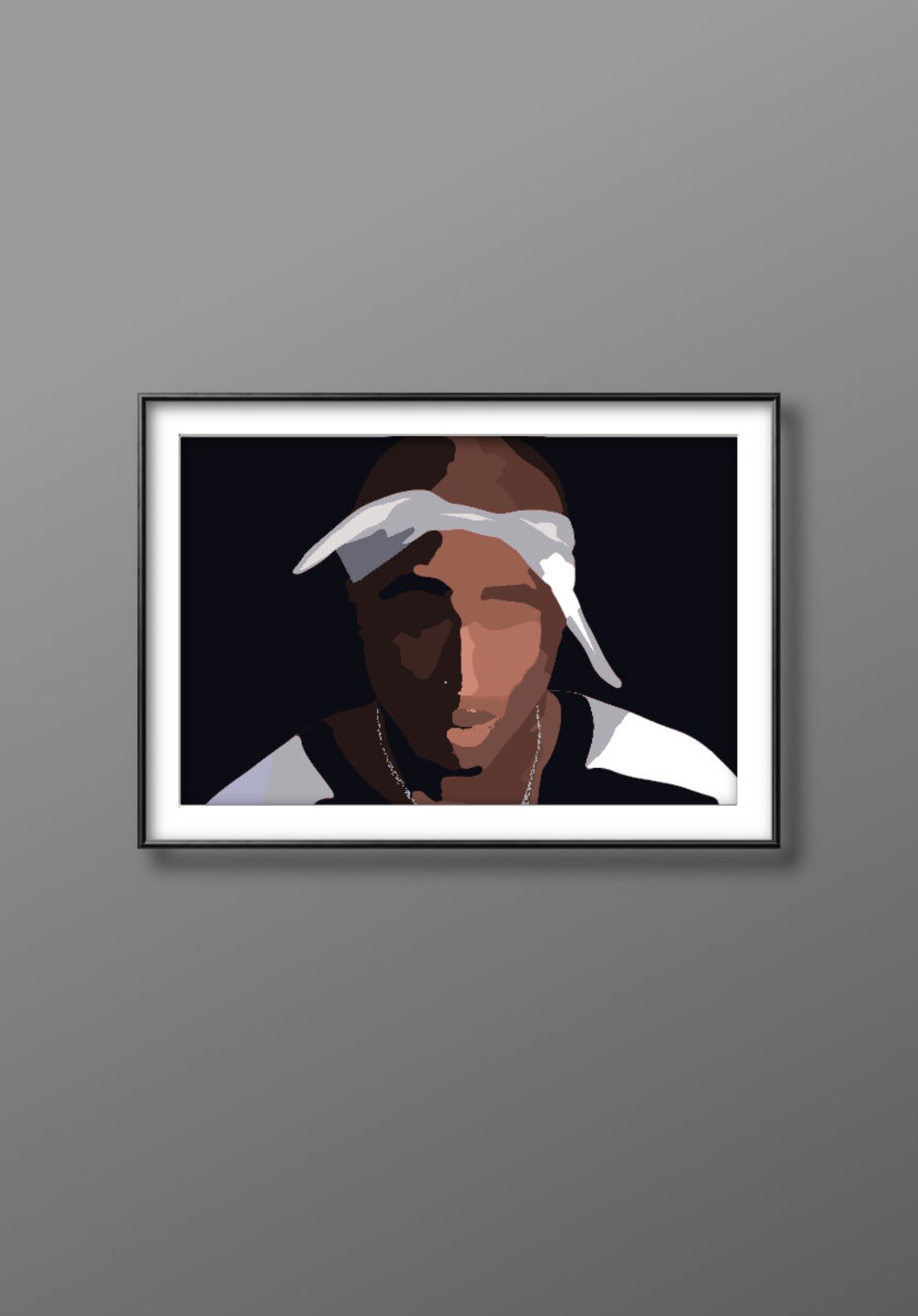Printable Digital Art 2pac Inspired Art Tupac Art Instant | Etsy