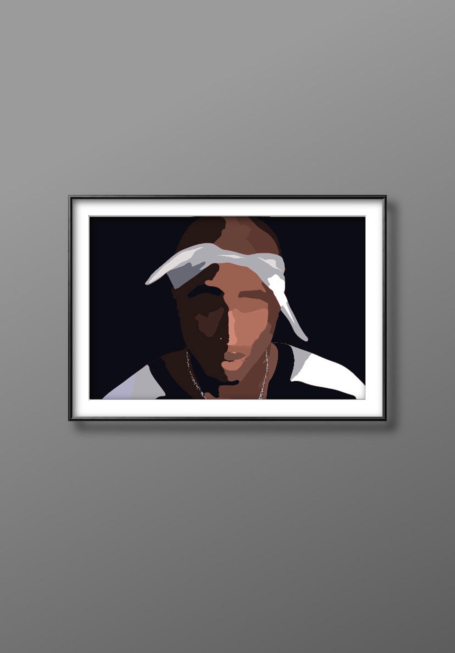 Printable Digital Art 2pac Inspired Art Tupac Art Instant | Etsy