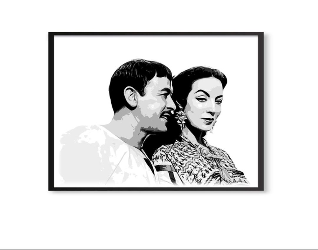 Printable Art, Maria Felix Pedro Infante Posters, Mexican Art, Tizoc ...