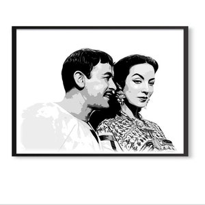 Printable Art, Maria Felix Pedro Infante Posters, Mexican Art, Tizoc ...