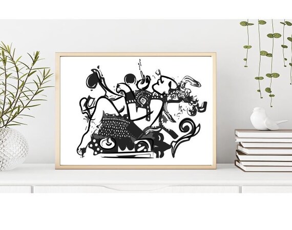 Mayan diety Art K'inich Janaab Pakal instant download Minimalist Art ...