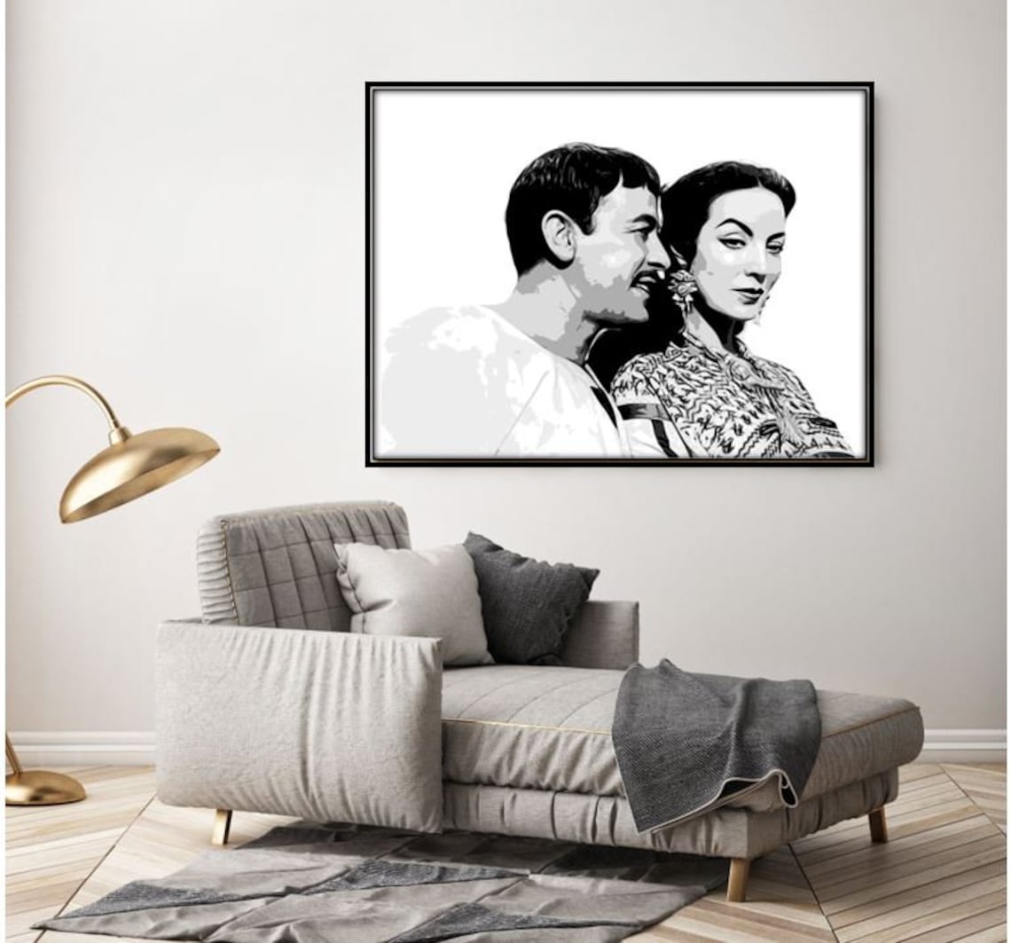 Printable Art Maria Felix Pedro Infante Posters Mexican Art - Etsy