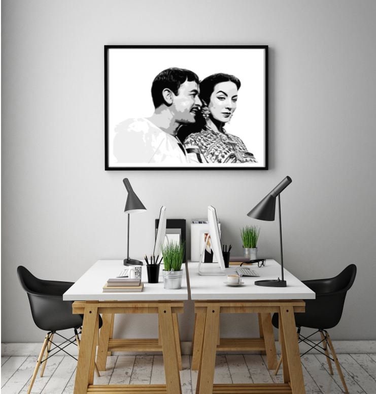 Printable Art Maria Felix Pedro Infante Posters Mexican Art - Etsy