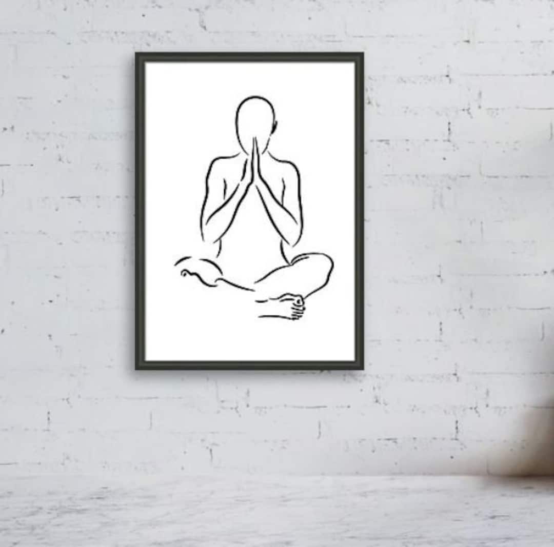 Printable Art, Prayer Meditation, Instant Download Minimalist Art ...