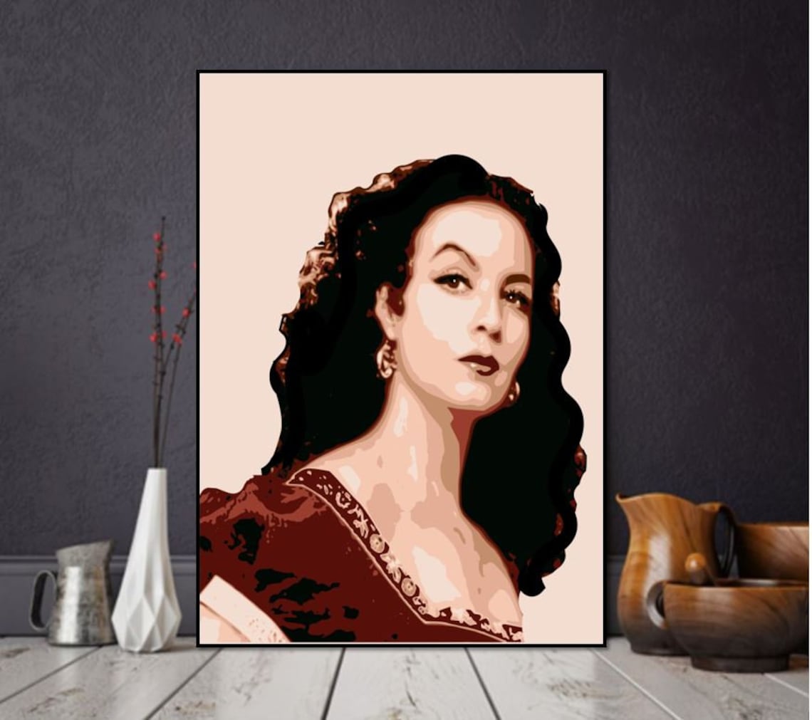 Printable Maria Felix Poster, MARIA FELIX ART Mexican Art, Latin, Arte ...