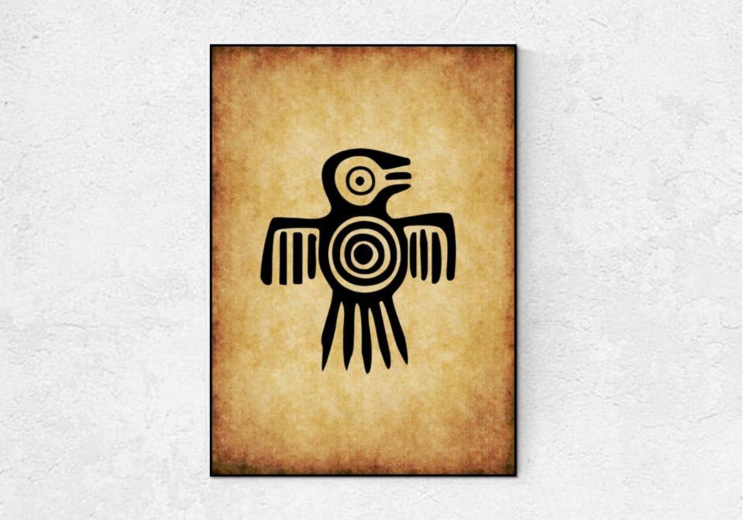 Printable Art, Eagle Aztec, Mexica Tribe Art Aztec Eagle Art ...