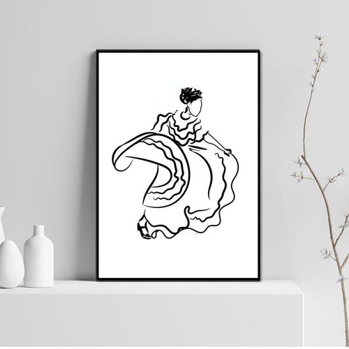 Printable Art Spanish Folk Dancers Ballet Folklorico - Etsy