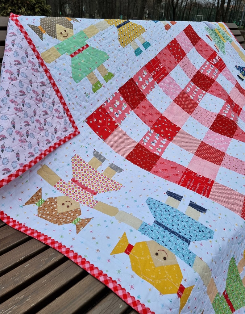 Baby Patchwork Quilt Baby Patchwork Decke Kirsche Baby | Etsy