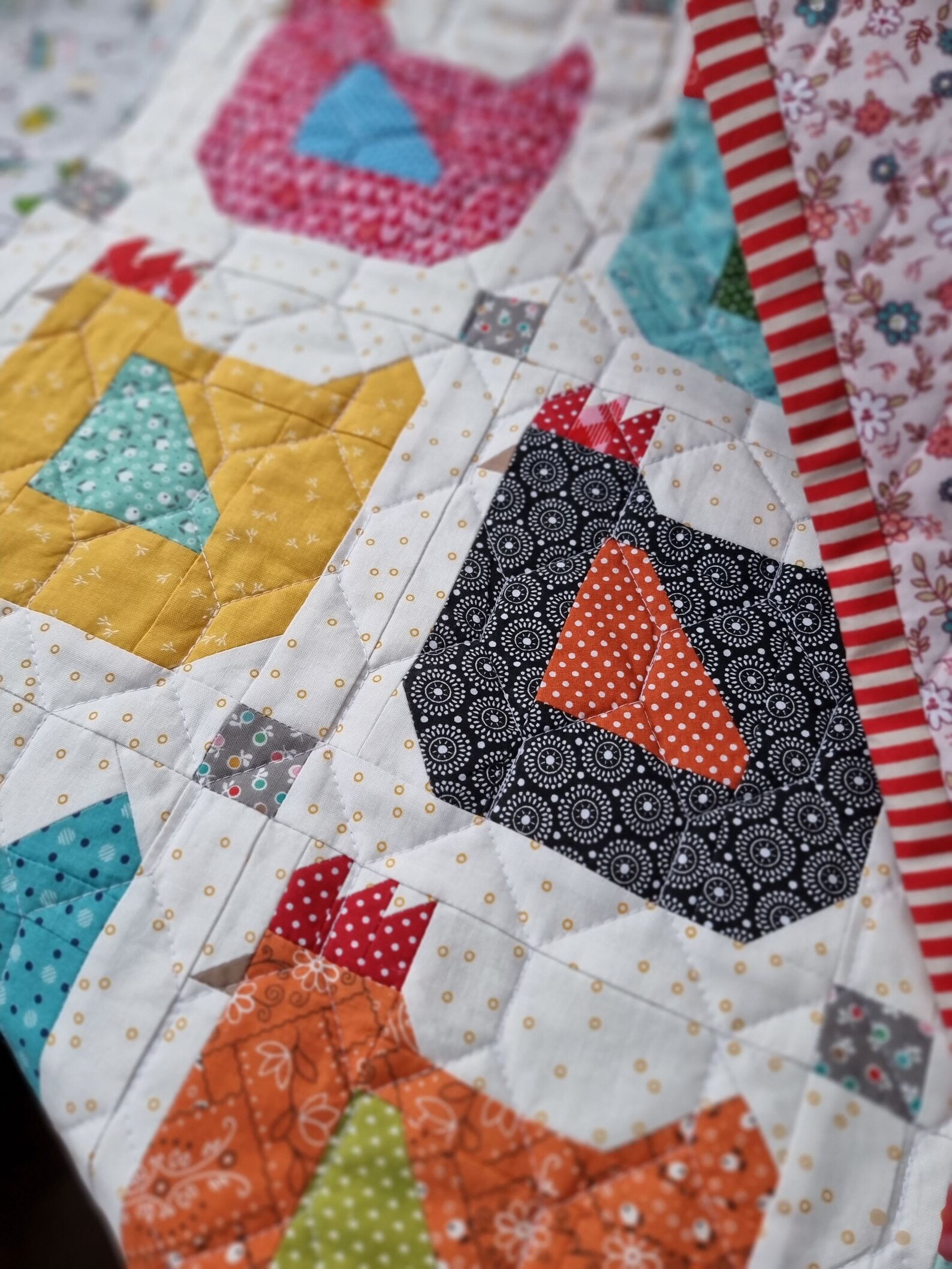Baby Patchwork Quilt Baby Patchwork Decke Huhn Baby Quilt - Etsy.de