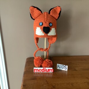 Children’s Hand Knit “becky” and “wrath of Becky” Fox Winter Hat - Etsy