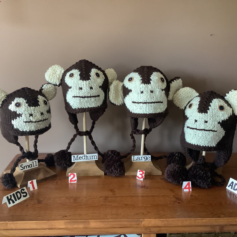 Monkey Hat - Etsy