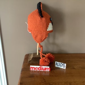 Children’s Hand Knit “becky” and “wrath of Becky” Fox Winter Hat - Etsy