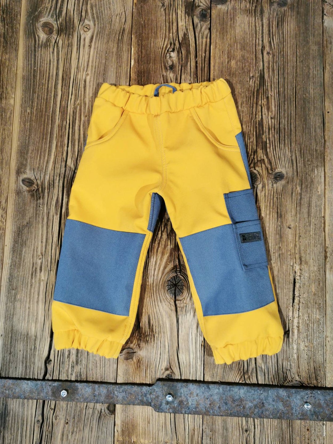 Softshell Pants/mud Pants salamander Mustard Yellow Unisex Boy Girl ...