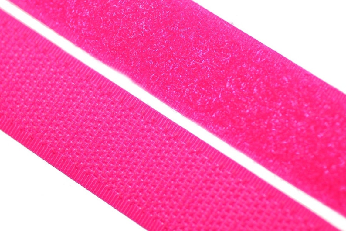 Velcro Tape, Sew-on, 20 Mm, Neon-pink - Etsy UK