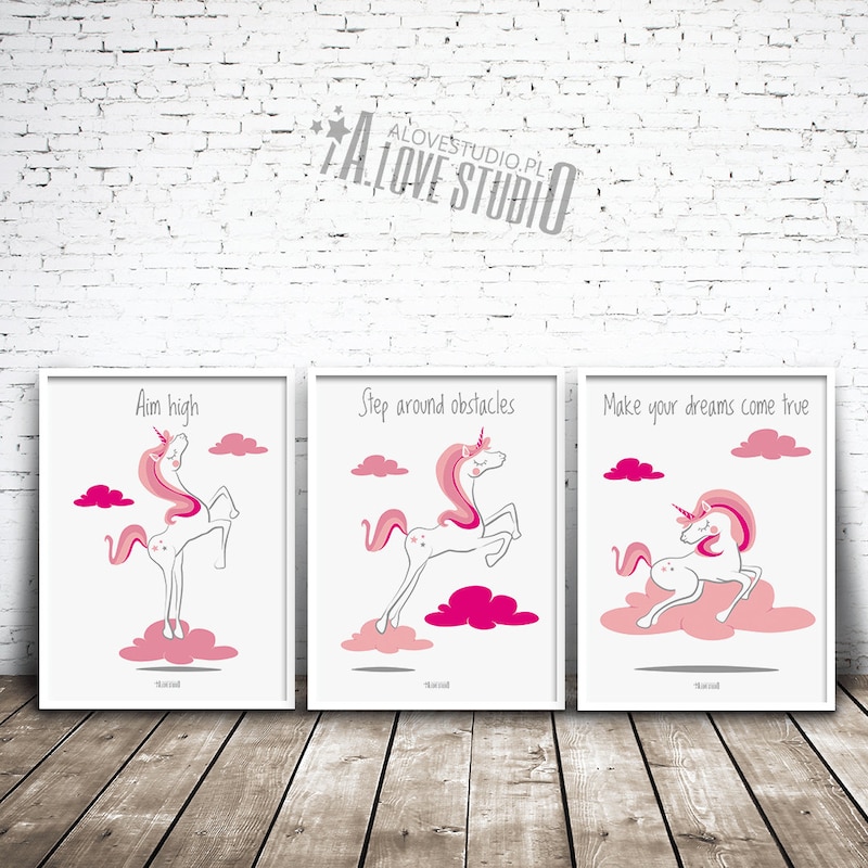 Unicorn Poster - Etsy