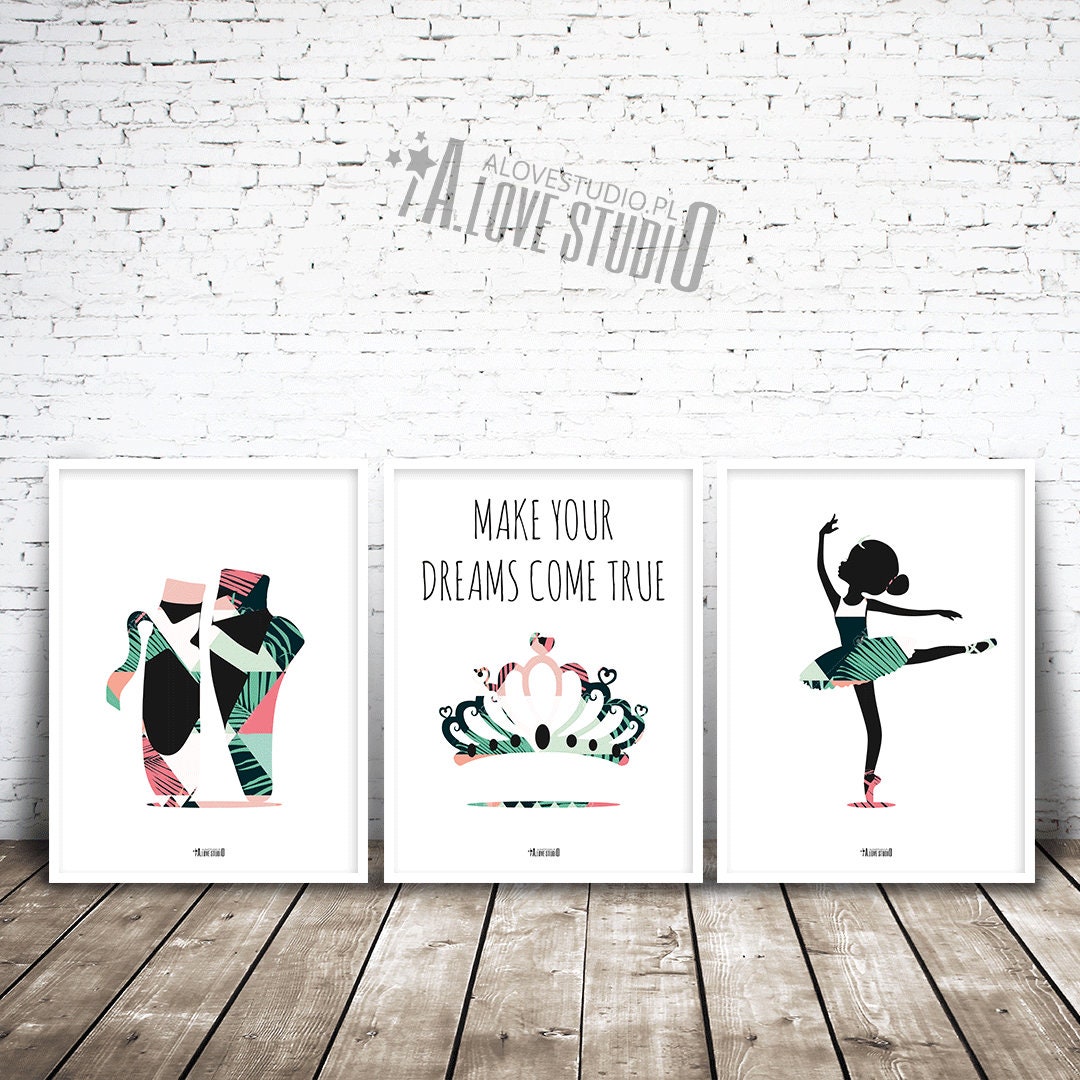 Ballerina Prints, Ballerina Posters, Dance Prints, Girls Room Decor ...