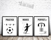 Personalised Posters for Kids Football Posters Football - Etsy